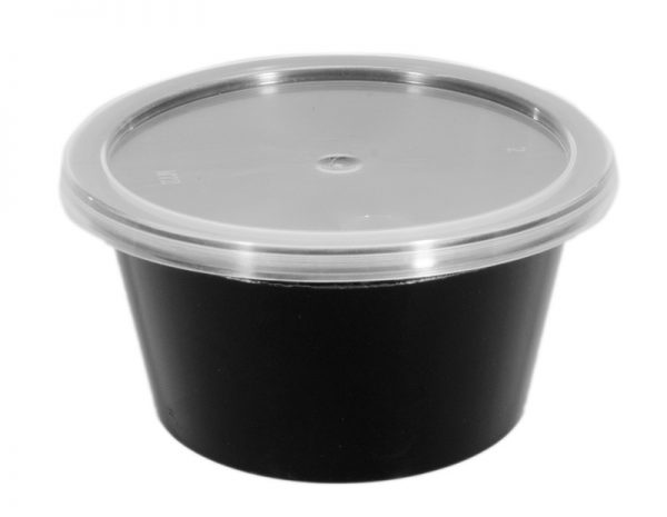 ΣΩΣΑΚΙ ΜΑΥΡΟ ΜΕ ΞΕΧΩΡΙΣΤΟ ΚΑΠΑΚΙ ΔΙΑΦΑΝΟ 4oz (120ml) (PP-INJECTED ...